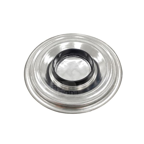 Quality Customized Metal Tin Cans Accessories 0.21mm Square Tin Container Cap for sale