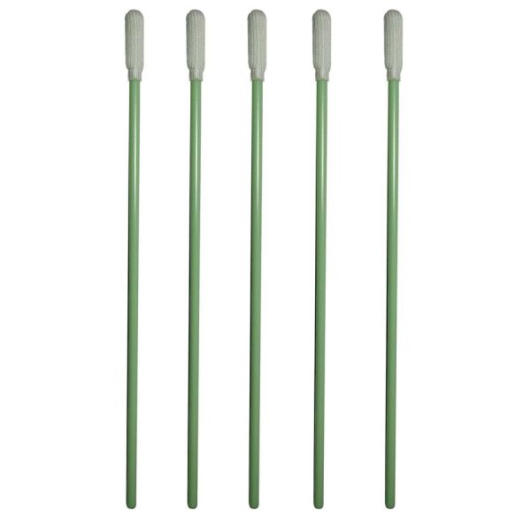 Quality Microelectronics Lint Free Foam Swabs Polyester Sealed Tip Knitted Head Material for sale