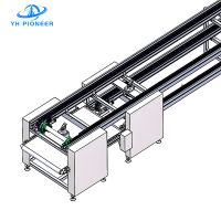 Quality Industrial Double Speed Roller Chain Conveyor With Modular Aluminum Profile for sale