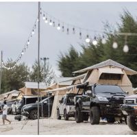 Quality 2.5M Length Foldable Camping Roof Top Tent With Windows And Doors for sale