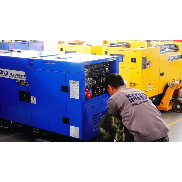 Quality 1500/1800rpm Brushless Kovo Diesel Welder Generator Ew500dst for sale