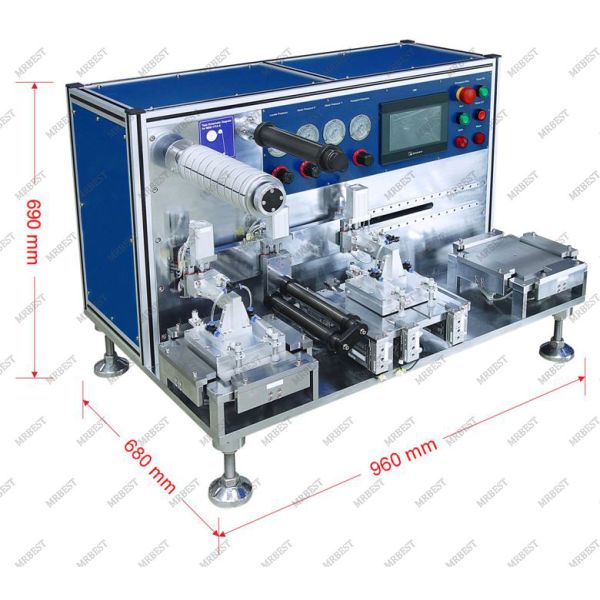 Quality Semi Auto Battery Manufacturing Machine 1KW Battery Electrode Stacking Machine for sale