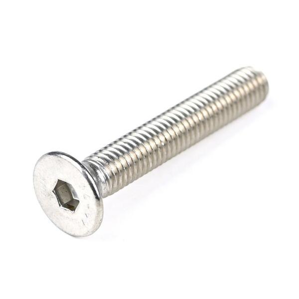 Quality Stainless Steel Flat Machine Screw DIN 7991 Hex Socket Screws with Customized for sale