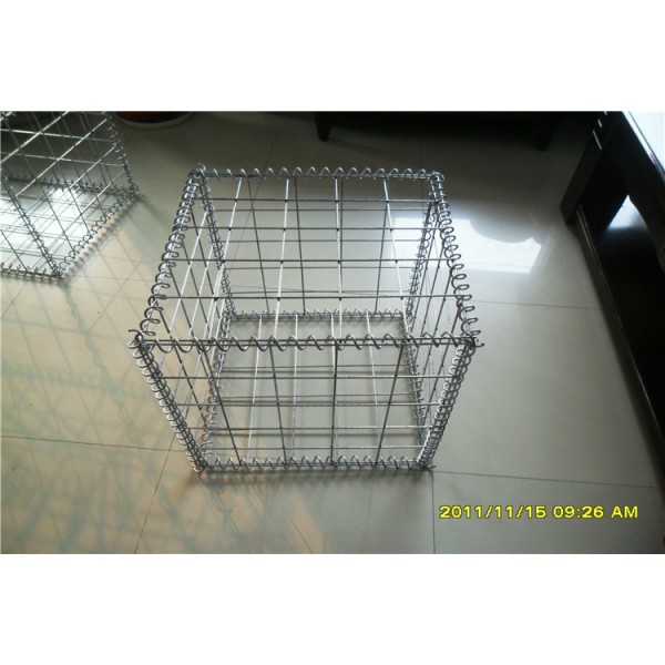 Quality PVC Coated Galvanized Welded Gabion Box For Garden Building for sale