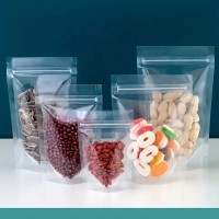 Quality Premium Quality Zip Lock Resealable Stand up Pouch Full Clear Plastic Packaging for sale