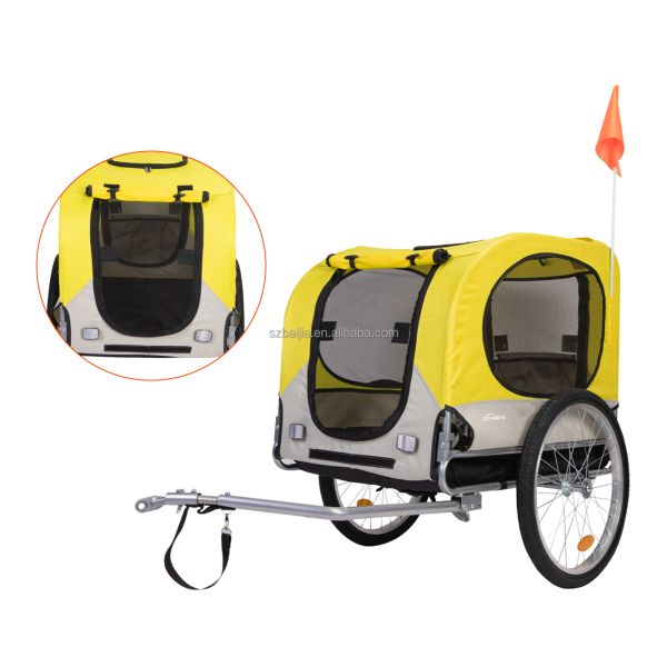 Quality Foldable Utility Baby Kids Bicycle Parts Pet Carrier Trailer ABS Material for sale