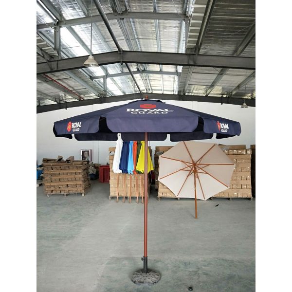 Quality Sunshade Beach Picnic Straight Umbrella with Push Open Lift System and Custom for sale