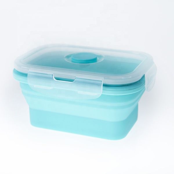 Quality Highly Customized Safe Microwavable Eco-Friendly School Silicone Lunch Bento Box for sale