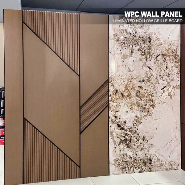 Quality High Quality WPC Louver Panel Fluted Wall Panel For Interior Hotel WPC Wall for sale