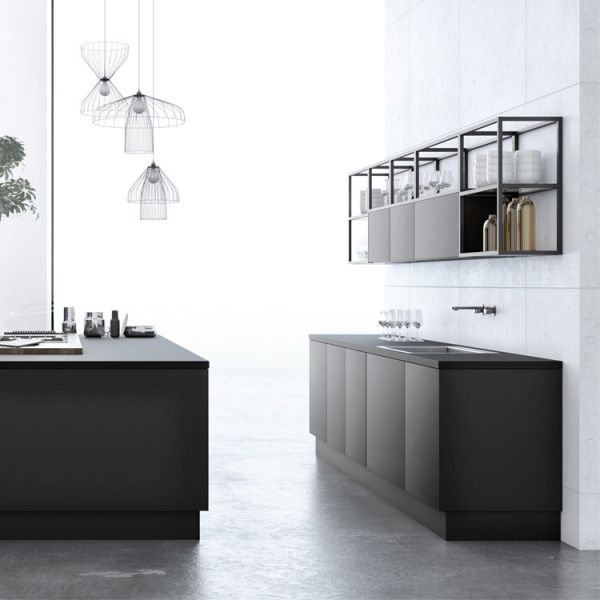 Quality Countertops PVC Kitchen Cabinets Melamine Board Eco Friendly for sale
