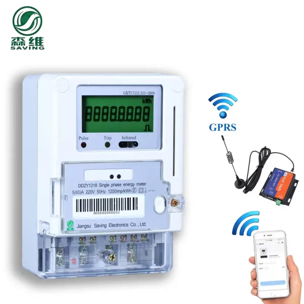 Quality 110-220V Class 1.0 Prepaid Energy Meter with RS-485 Interface and 1000 KWh Storage for sale