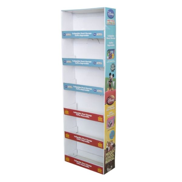 Quality Full Color Printing Corrugated Cardboard Retail Display Box Sidekick Design Custom for sale