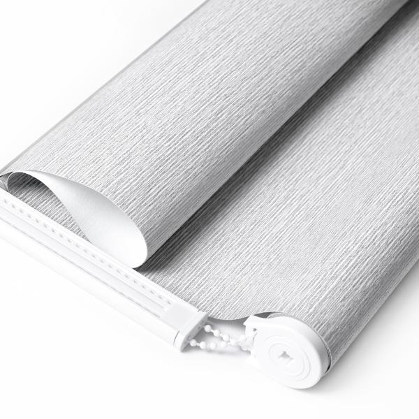 Quality Jacquard Blackout Roller Blind Fabric PVC Coated Polyester Blinds Fabric White for sale