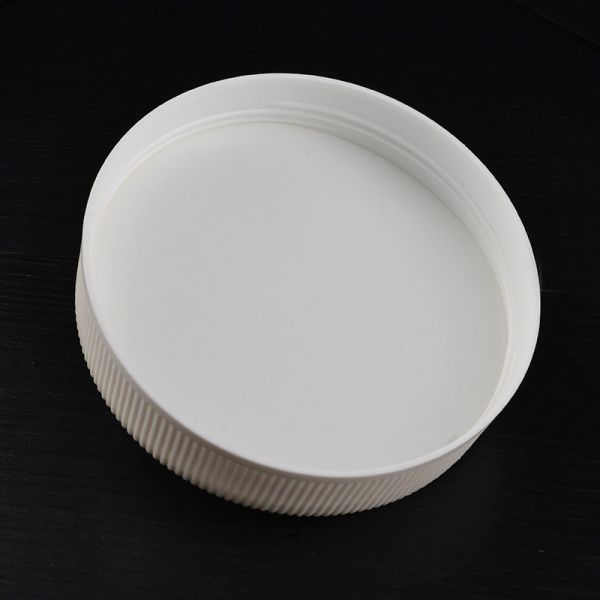 Quality White Plastic Mason Jar Lids , 95MM Twist Top Bottle Caps for sale