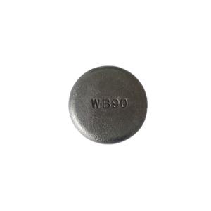 Quality Unit Weight 1.2kgs White Iron 90x27mm Laminated Wear Buttons for sale
