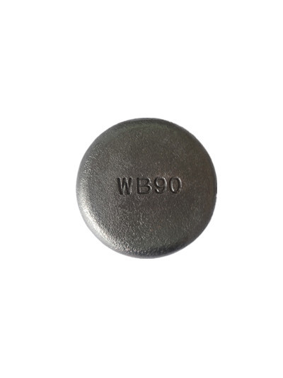 Quality Unit Weight 1.2kgs White Iron 90x27mm Laminated Wear Buttons for sale
