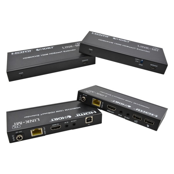 Quality 150M KVM HDMI Extender Support 4K 60Hz 18Gbps KVM Extender for sale