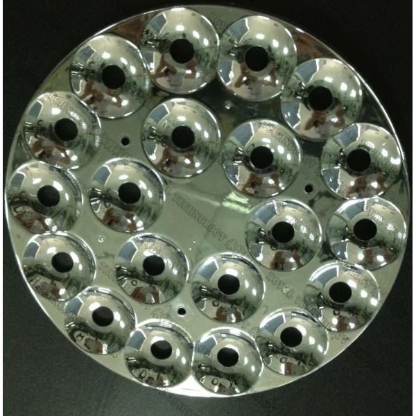 Quality PC + ABS LED light Reflector Aluminum Metallization, LED lighting High for sale
