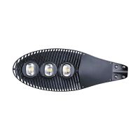 Quality high power 180w black, gray, white coating COB led street light for main road for sale