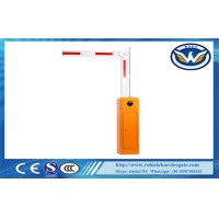 Quality Folding Arm Car Park Barriers Automatic Parking Gate Barrier , Orange for sale