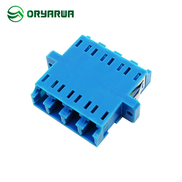 Quality ISO9001 Flange LC Fiber Optic Adapter Single Mode Multimode Welded Type for sale