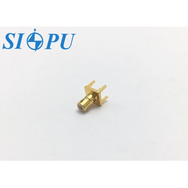 Quality SSMB Male RF Coaxial Connector – Straight Type, PCB Solder Mount for sale