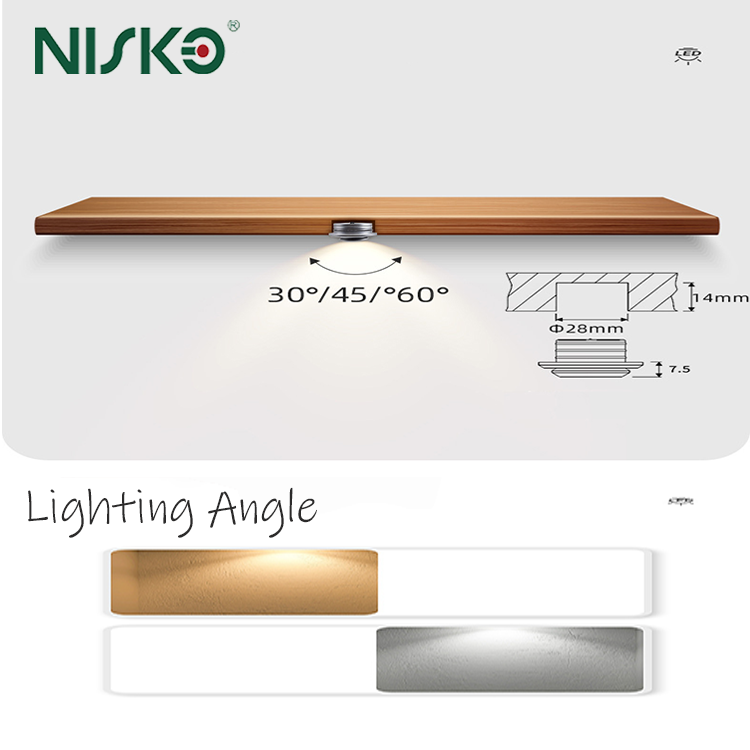 Quality Manual Scan Switch Touch Sensing Motion LED Closet Light Adjustable Angle for sale