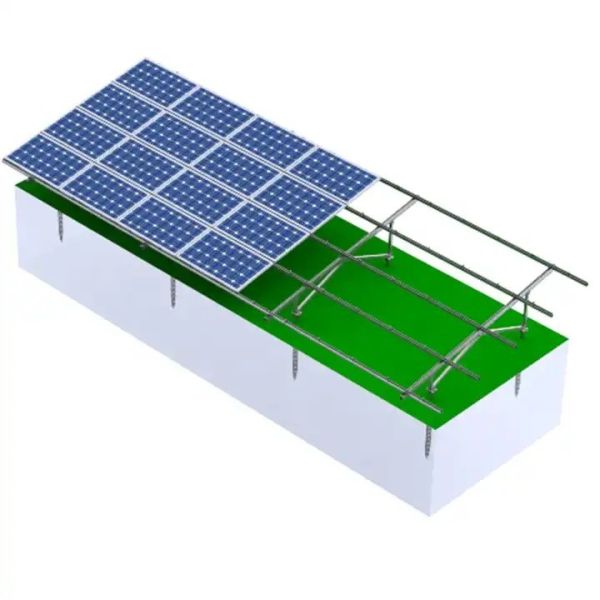 Quality Natural Silver Ground Mount for Solar Panel Installation Pre-assembled and for sale
