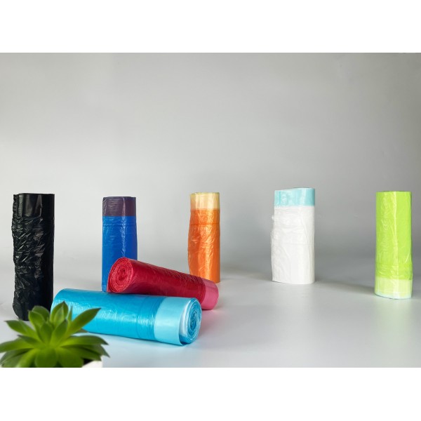 Quality Customized Logo Plastic Garbage Bags On Roll For Convenient Waste Collection for sale