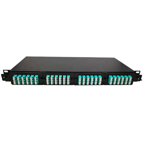 Quality 144F 19in 1U MPO MTP Patch Panels 12 Port Patch Panel Rack Mount For Fiber for sale