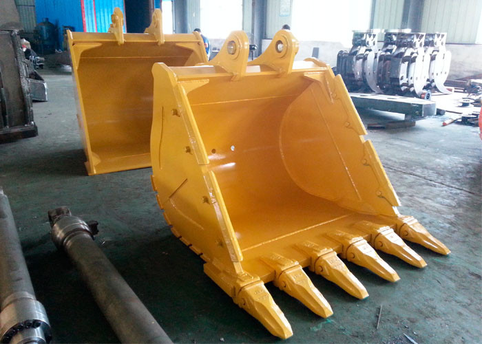 Quality Wheeled Extension 336 Excavator V Ditching Bucket With 6 Teeth for sale