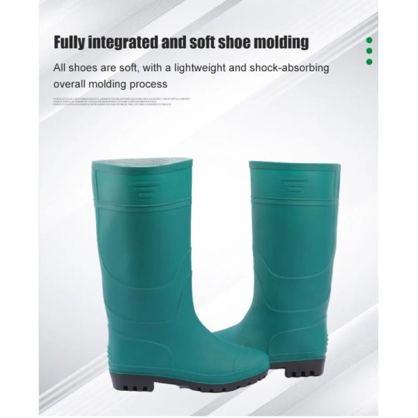 Quality Piercing Resistant Waterproof Rain Boot PVC Customizable ISO Certificate for sale