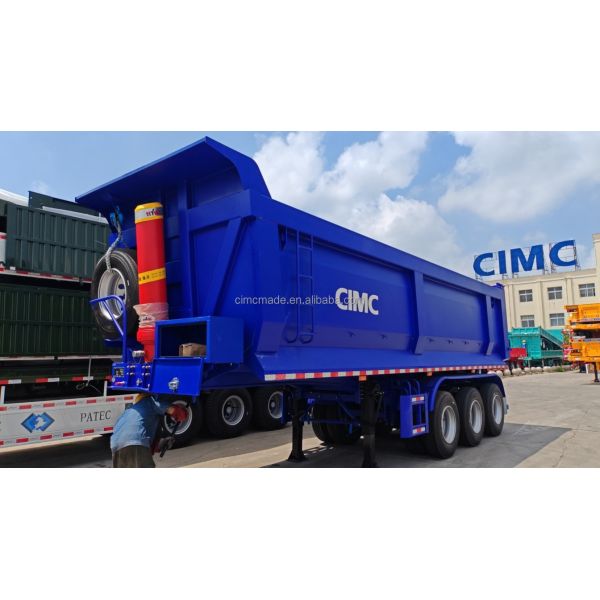 Quality Truck Trailer Type Rear Dump Trailer with 100 Ton Loading Capacity for sale