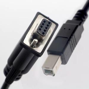 Quality OEM RS232 POS Machine Cable 1.8m DB9 Female To USB 2.0 B Male Type for sale