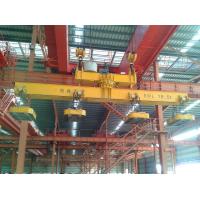 Quality Double Beam Overhead Crane With Rotating Electromagnetic Hanging Beam for sale