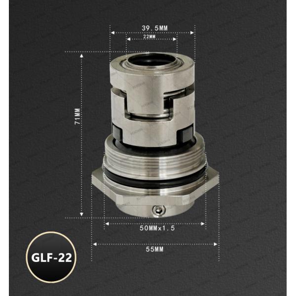Quality Replace Grundfos GLF-12 16 22 32 36mm CR CRN CRI Pump Mechanical Seal HQQV HQQE for sale
