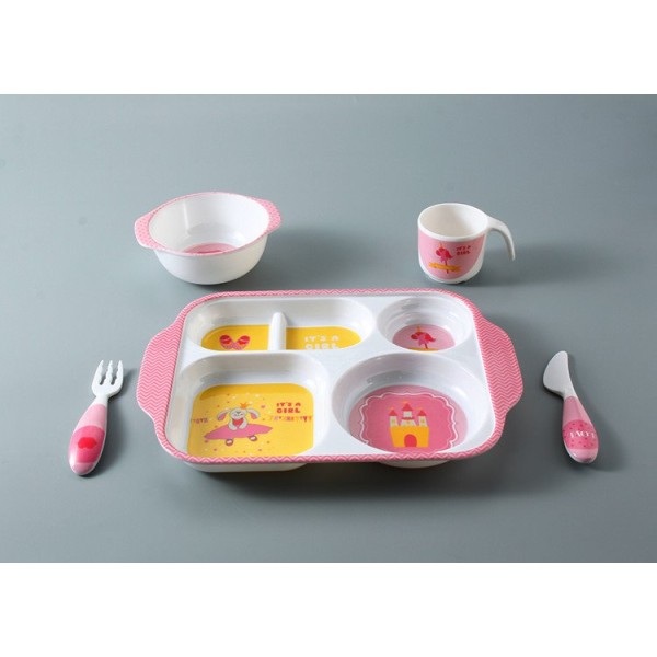 Quality CIQ Approved Cartoon Pattern Melamine Dinnerware Set for sale