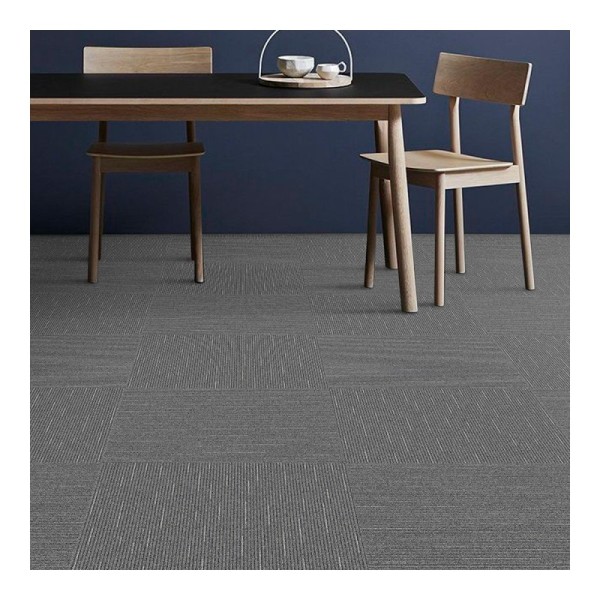 Quality Indoor Carpet Plain PP Carpet Tiles 20x20 Inch For Shared Space Or Home for sale