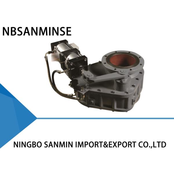 Quality Cement Plant / Power Station Double Disc Valve Excellent Wear Resistant for sale