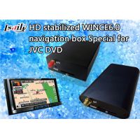 Quality 800*480 JVC Car Navigation Box with Bluetooth / Stereo Audio / DVD Player / FM for sale