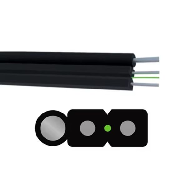 Quality Telecommunication G657a Frp Kfr Drop Indoor Ftth Fiber Optic Cable for for sale