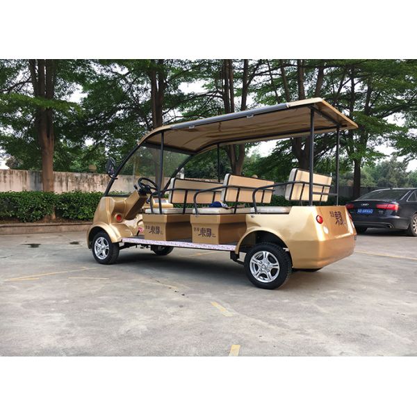 Quality Long Wheelbase Spacious Electric Shuttle Bus 4Kw With 8 Seats Customized Color for sale