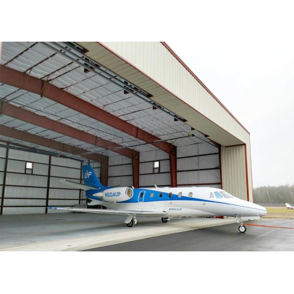 Quality Modular Prefabricated Industrial Steel Structure Aircraft Kit Hangar Easy Assembly for sale