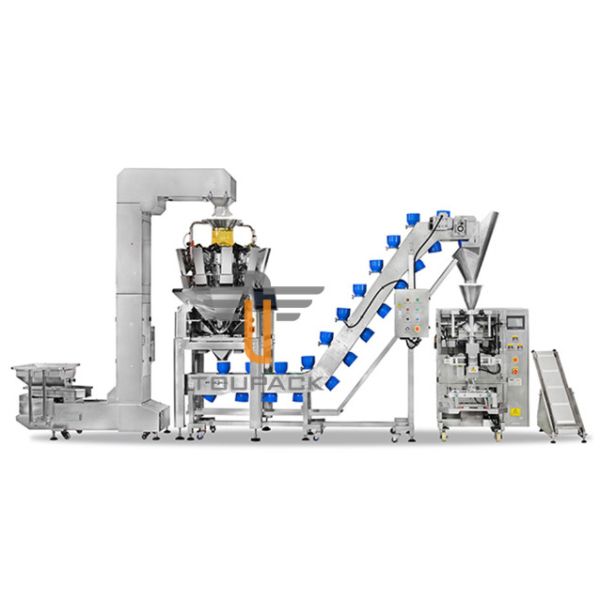 Quality VFFS Multihead Weigher Packing Machine Bucket Elevator 2200W 60hz for sale