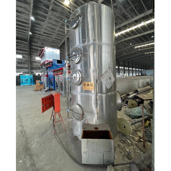 Quality Customizable Stainless Steel Spray Column Extractor Tower With Hollow Cone Or Full Cone Nozzles for sale
