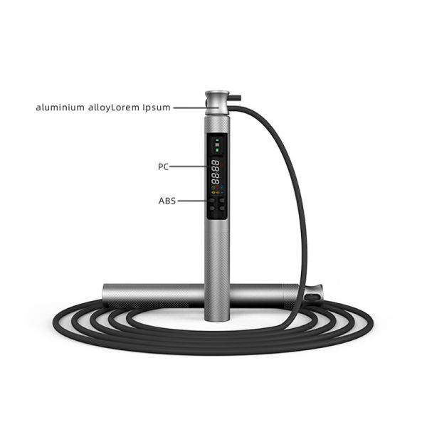 Quality Intelligent heart rate test multifunctional counting skipping rope is unisex. for sale