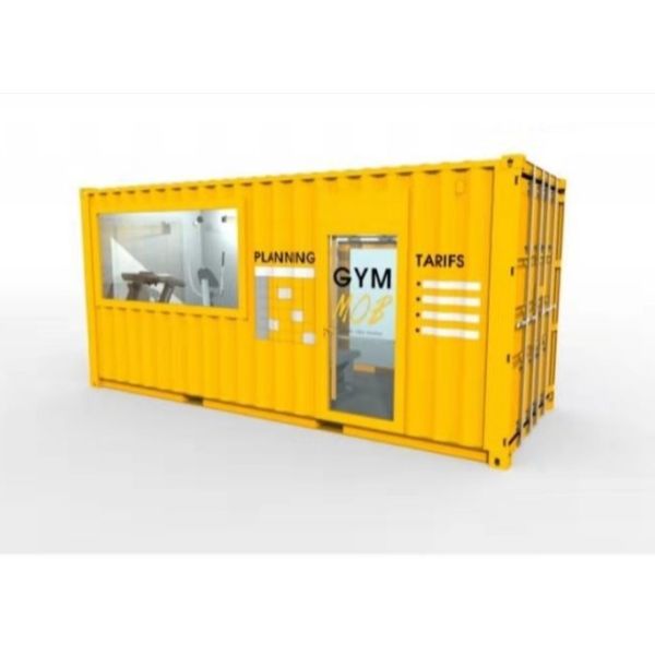 Quality Gym 3D 20gp Prefab Storage Container Homes for sale