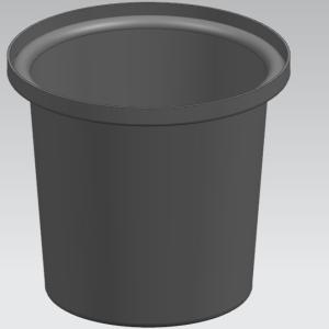 Quality 60 Gallon Rotomolding Bucket Mold 50 Liters For Making Plastic Products for sale