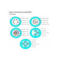 Quality 12 Core Glass Fiber Optic Cable , 2KM - 4KM Length Multimode Fiber Optic Cable for sale