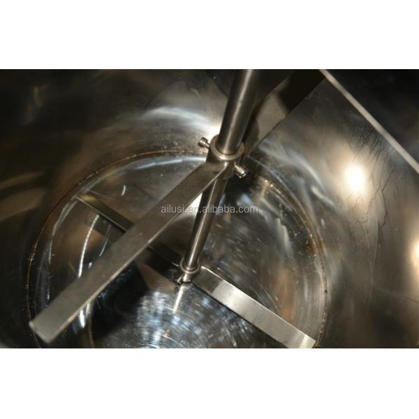 Quality Stainless Steel Mixing Tank Heating Raw Material Mascara Homogenizer Lipstick for sale